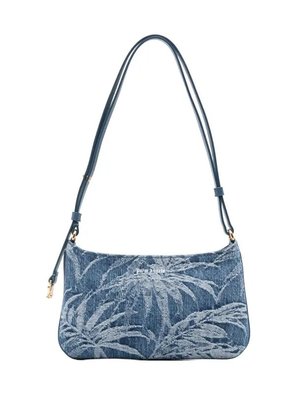 Palm Angels Giorgina Denim Shoulder Bag - Blue