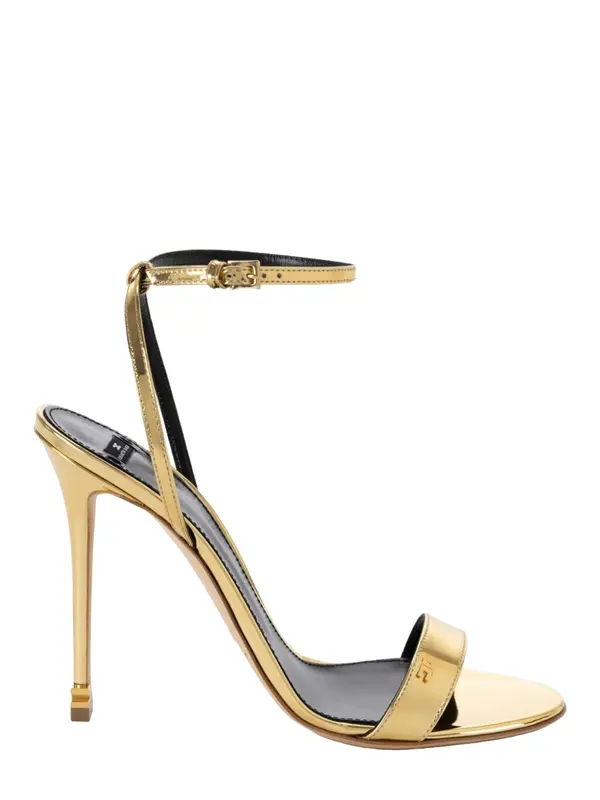 Elisabetta Franchi 105mm Étoile Sandals - Gold