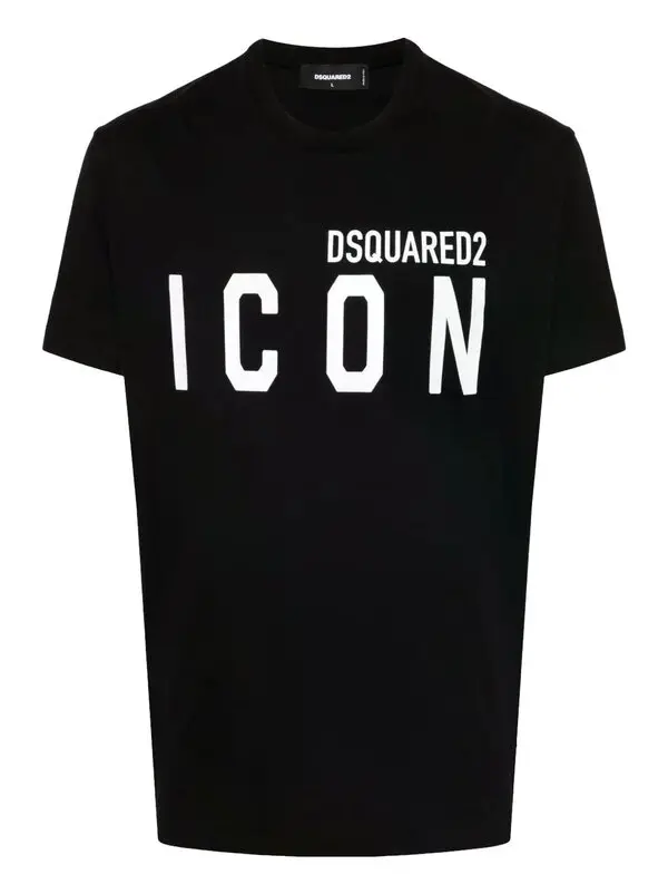 Dsquared2 Logo-print Cotton T-shirt - Black