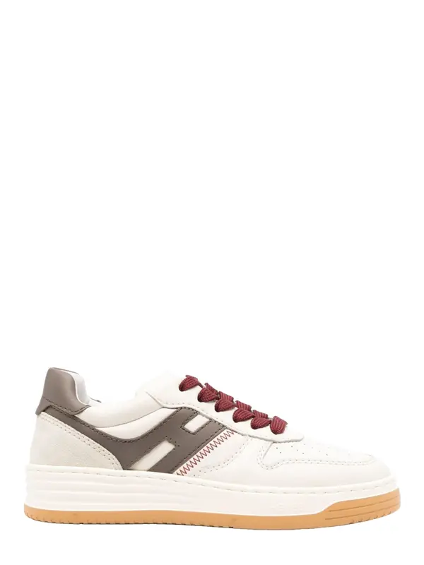 Hogan H630 Leather Sneakers - Neutrals