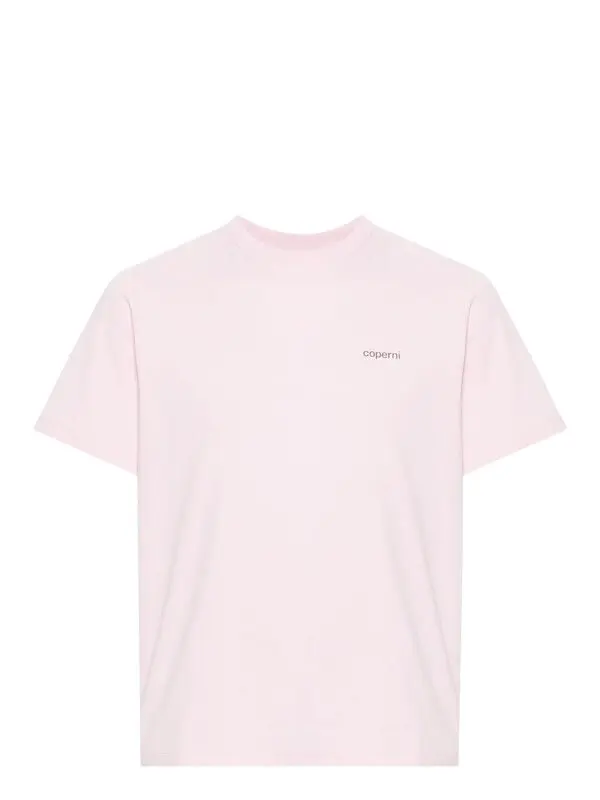 Coperni Logo-print Cotton T-shirt - Pink