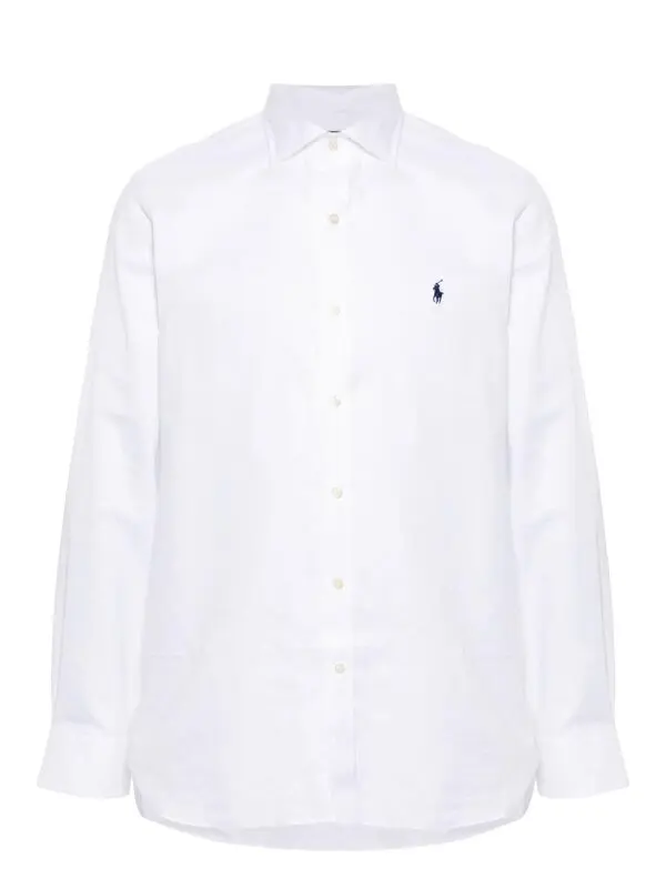 Polo Ralph Lauren Polo Pony-embroidered Cotton Shirt - White