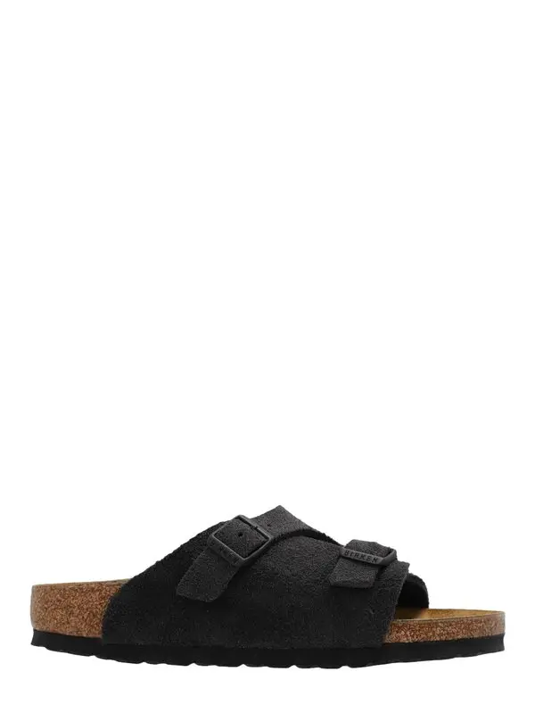 BIRKENSTOCK Zurich Suede Sandals - Grey