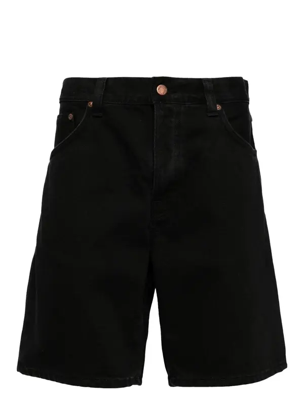 Nudie Jeans Seth Denim Shorts - Black