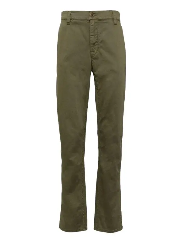 Nudie Jeans Easy Alvin Cotton-blend Trousers - Green