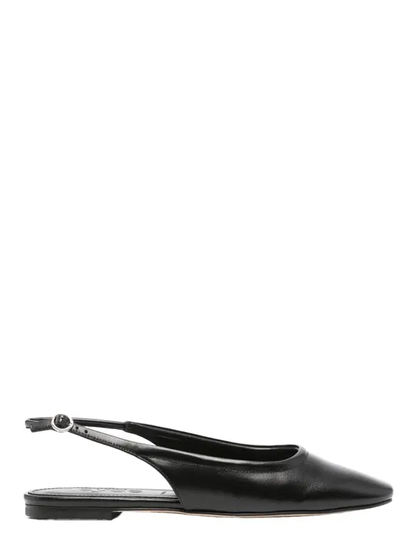 AeydĒ Slingback Ballerina Shoes - Black