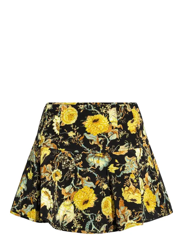 Ulla Johnson Baroque Silk Skirt - Black