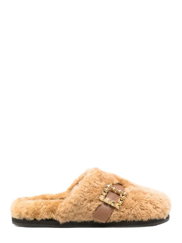 Roberto Festa Marcus Shearling Slippers - Brown