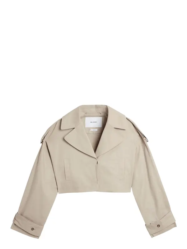Axel Arigato Gaia Cropped Trench Coat - Neutrals
