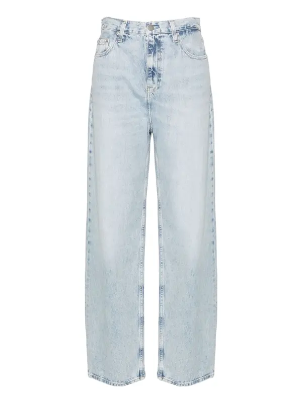 Calvin Klein High-rise Wide-leg Jeans - Blue