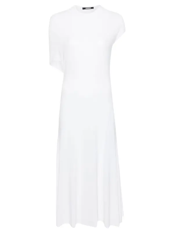 Jacquemus La Robe Salerno Midi Dress - White