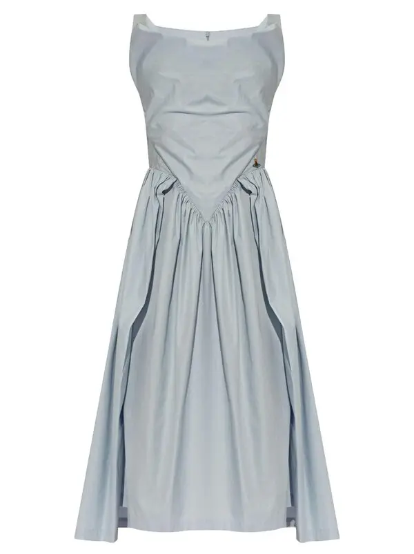 VIVIENNE WESTWOOD Sunday Cotton Midi Dress - Blue
