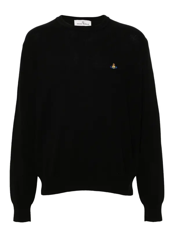 VIVIENNE WESTWOOD Alex Fine-knit Jumper - Black