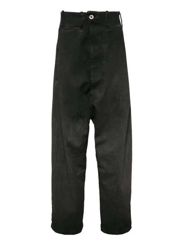 Boris Bidjan Saberi Flap-pocket Trousers - Grey