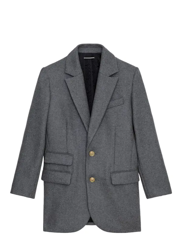 Zadig&Voltaire Single-breasted Coat - Grey