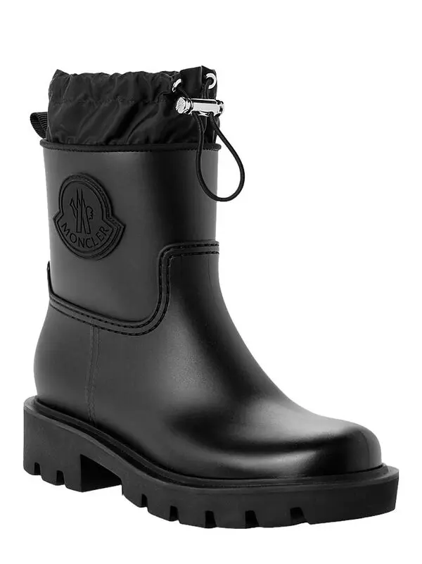 Moncler Kickstream Rain Booties - Black
