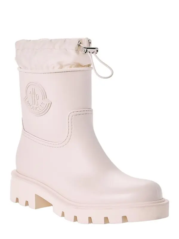 Moncler Kickstream Rain Booties - White