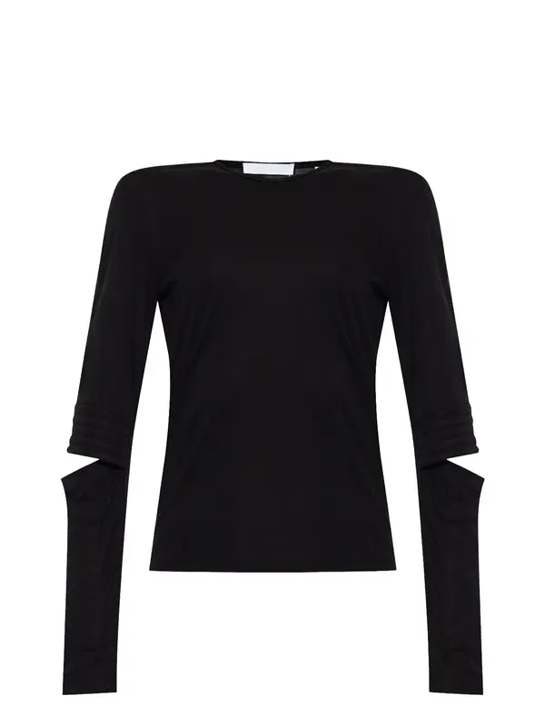 Helmut Lang Astro Crewneck Top - Black
