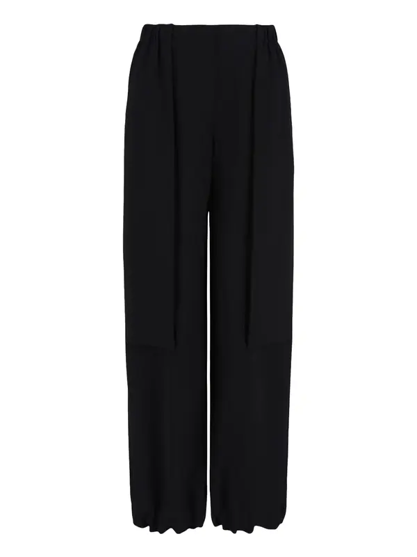 Giorgio Armani Straight-leg Trousers - Black