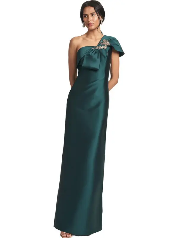 Sachin & Babi Ines Gown - Forest Green