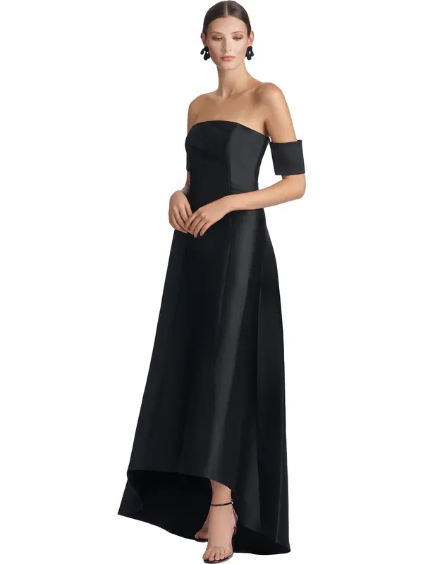 Sachin & Babi Agyness Strapless Gown - Black