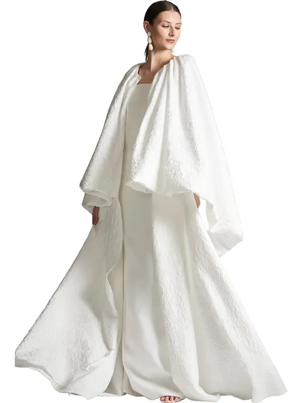 Sachin & Babi Aura Cloque Coat - Ivory