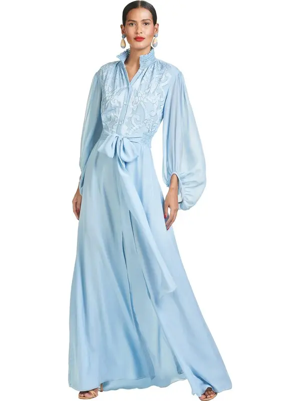 Sachin & Babi Beatrix Gown - Chambray Blue