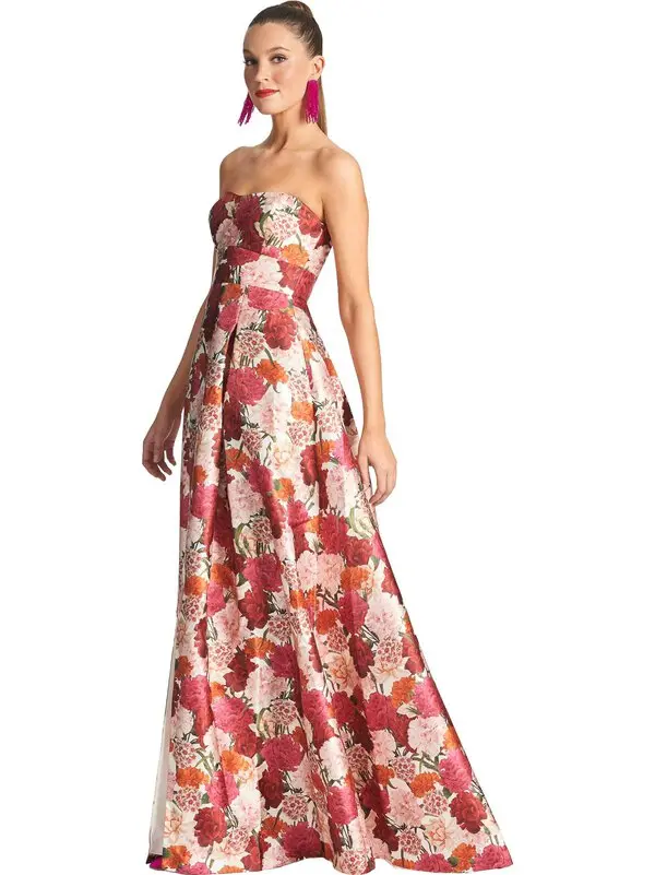 Sachin & Babi Giovanna Floral Gown - Molti Fiore