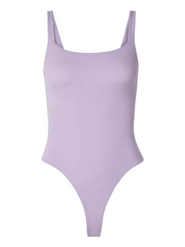 SKIMS Fits Everybody Square Neck Bodysuit - Purple