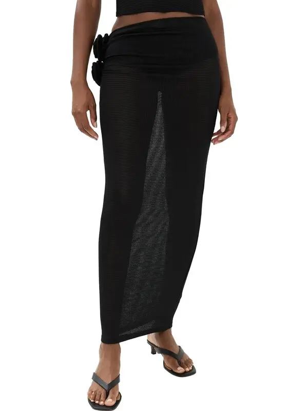 Lioness Soul Mate Maxi Skirt - Onyx