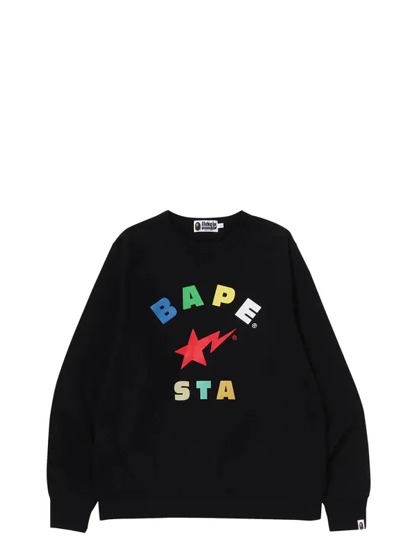 A BATHING APE Sta Crewneck - Black