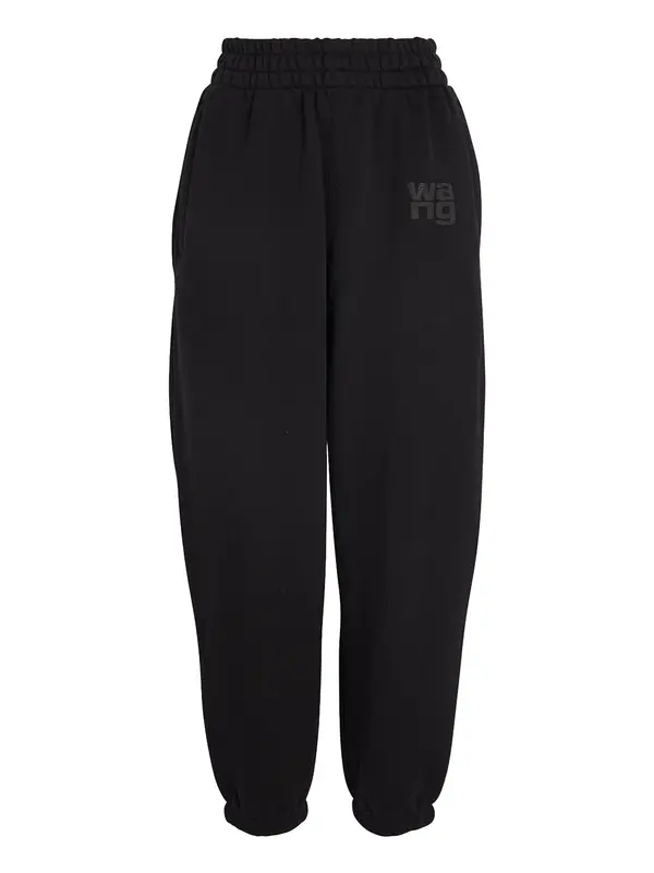 Alexander Wang Cotton Logo Sweatpants - Black
