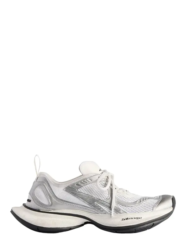 Balenciaga Circuit Runner Sneakers - 9100 White/silver