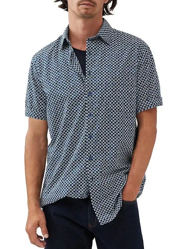 Rodd & Gunn Yates Point Short Sleeve Shirt - Indigo