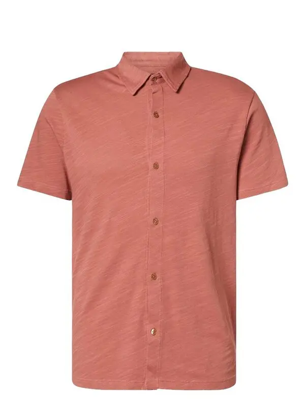 Frescobol Carioca Russo Cotton Shirt - Orange