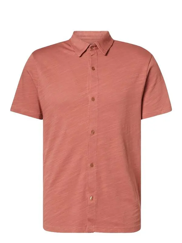 Frescobol Carioca Russo Cotton Shirt - Orange