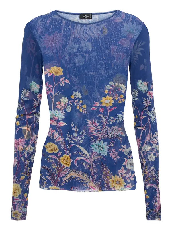 Etro Printed Top - Blue