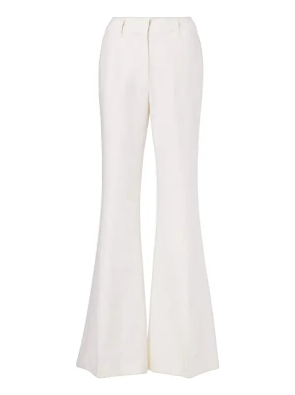 Gabriela Hearst Rhein High-rise Flared Pants - White