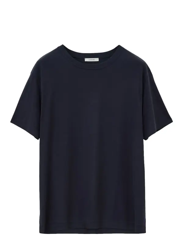 LEMAIRE Short-sleeve Cotton T-shirt - Black