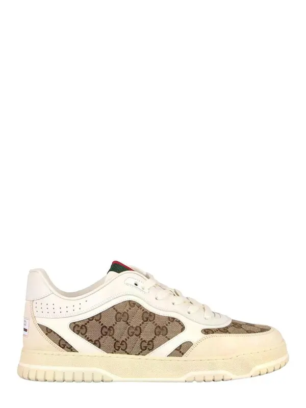 Gucci Re-web Panelled Sneakers - White