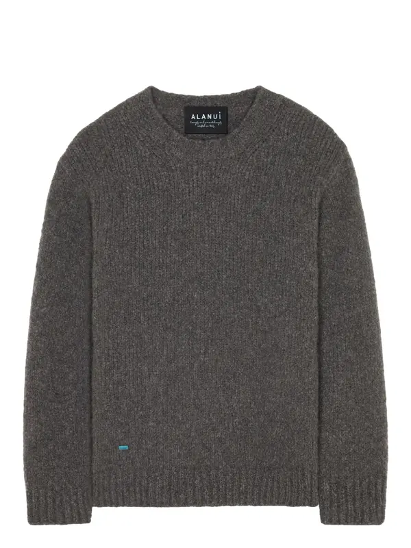 Alanui Ribbed Sweater - Grey