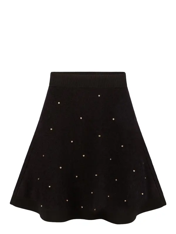 Nina Ricci Flared Mini Skirt - Black