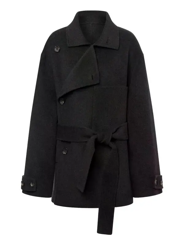 Philosophy Di Lorenzo Serafini Double-breasted Wool Coat - Grey