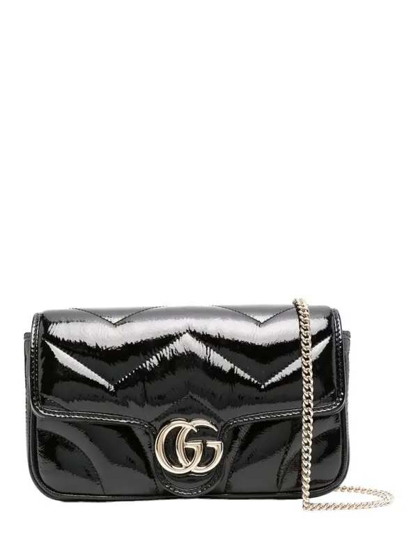 Gucci Small Marmont Shoulder Bag - Black