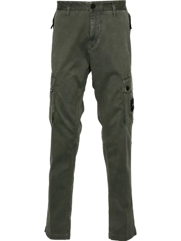 Stone Island Compass-badge Cargo Trousers - Green