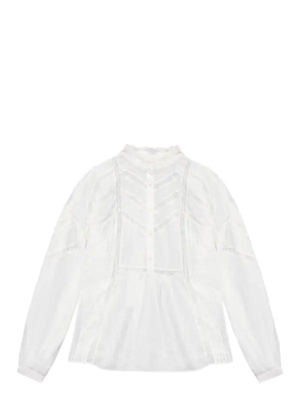 MARANT ETOILE Gelma Embroidered Blouse - White