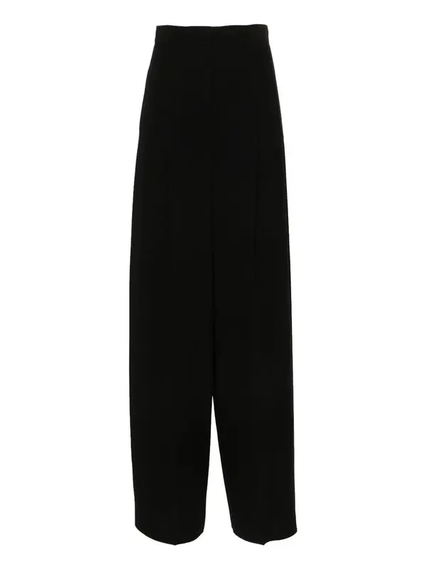 Max Mara High-waist Palazzo Trousers - Black