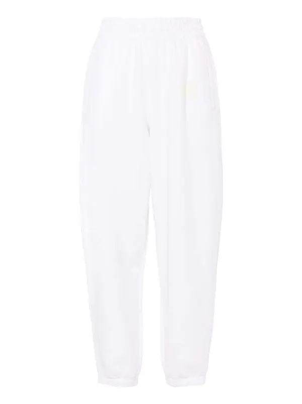 Alexander Wang Logo-print Cotton Track Pants - White