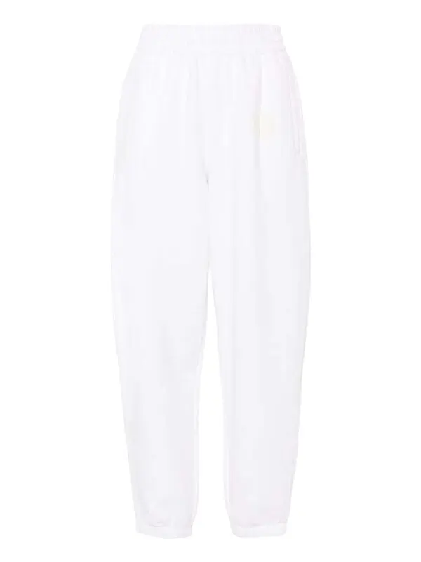 Alexander Wang Logo-print Cotton Track Pants - White