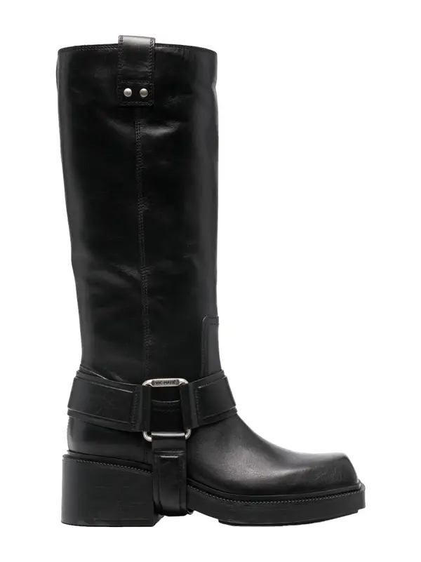 VIC MATIE Pampas Calf-length Boots - Black